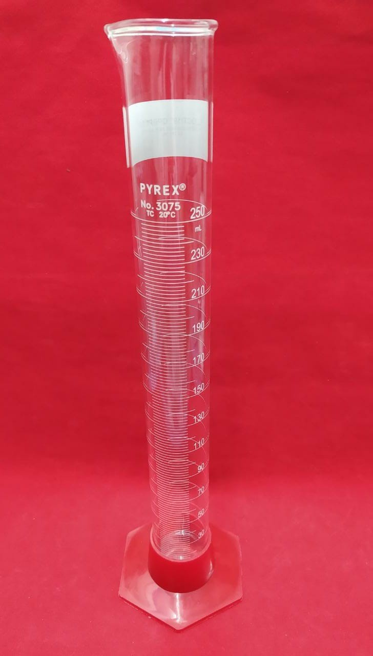 Probeta C/Base Plastico Pyrex 250 Ml. - Aicmx