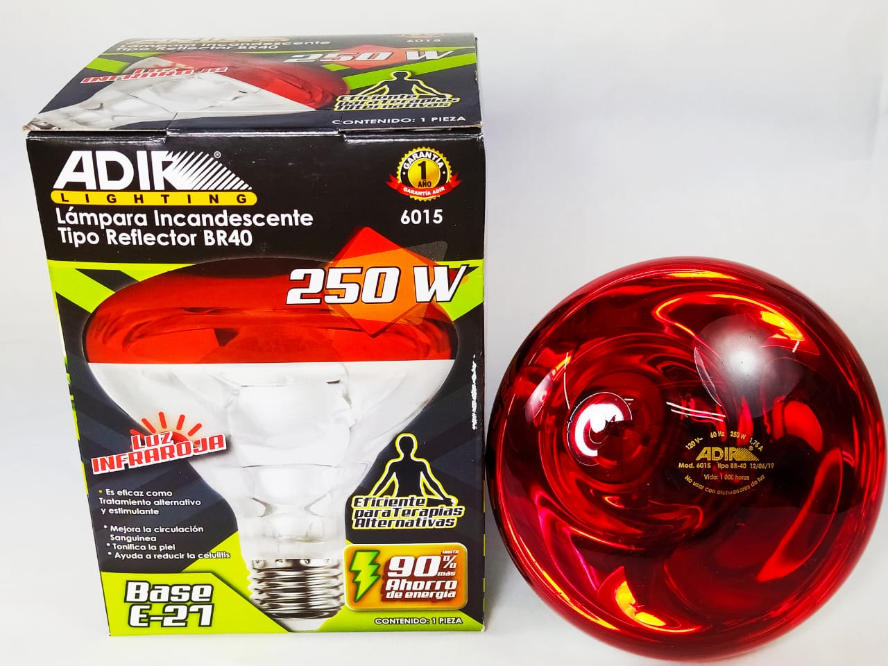 Foco Infrarojo Adir Mod 6015 250 W - Aicmx